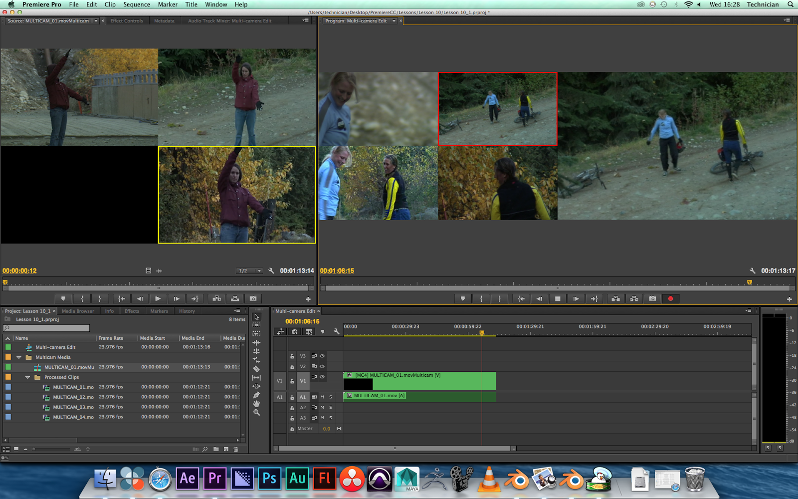 Digital Media Workshop: Multicam Editing in Premiere
