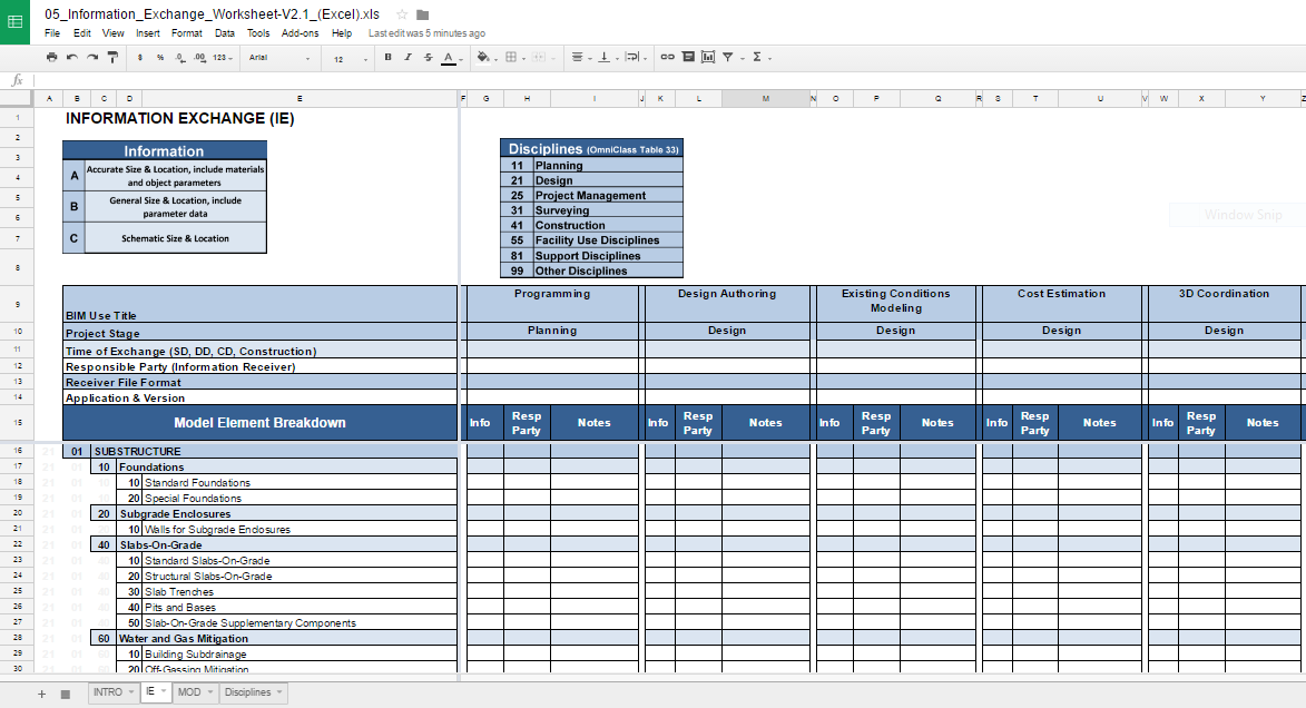 South Coast Revit Users Group: BIM Planning and LoD