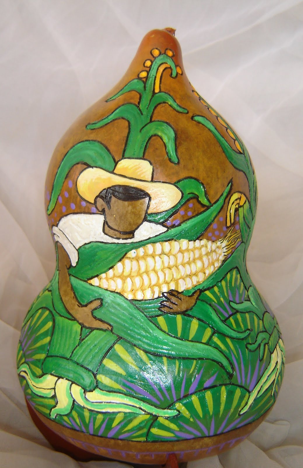 Arte en Bule-gourd art: julio 2011