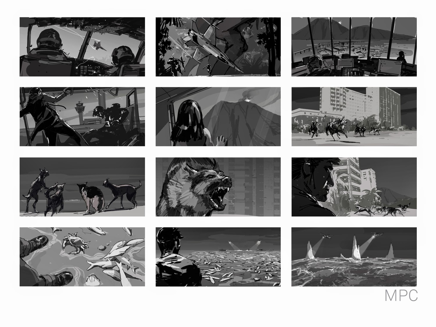 Godzilla Concept Art by MPC | Computer Graphics Daily News