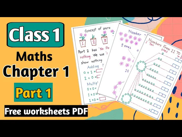 Class 1 Maths Chapter 1 | Part 1