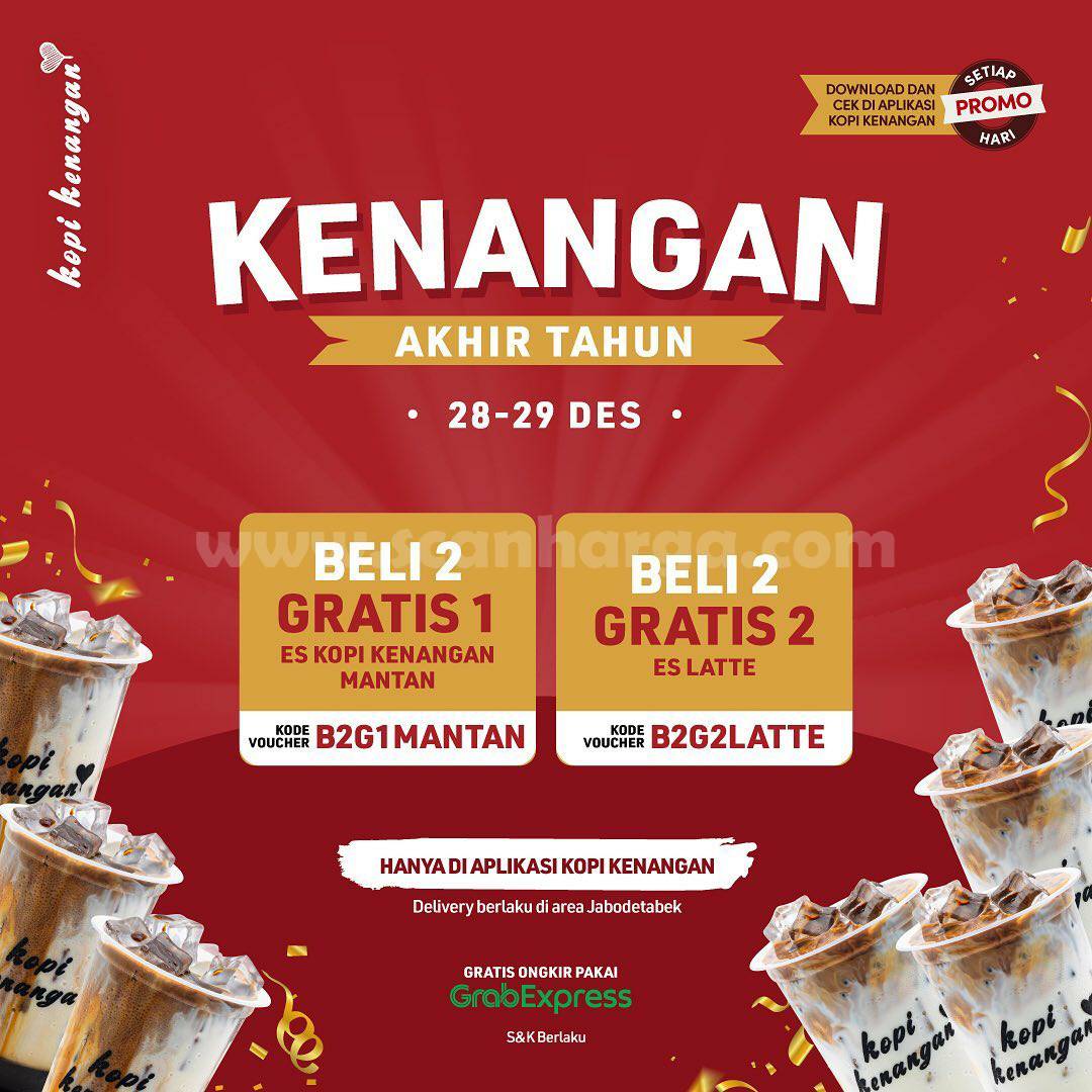 KOPI KENANGAN Promo Beli 2 GRATIS 1! KENANGAN AKHIR TAHUN* - scanharga