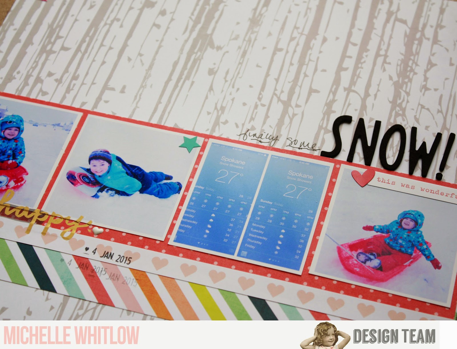 NoelMignon.com Layouts and Projects: finally some SNOW!