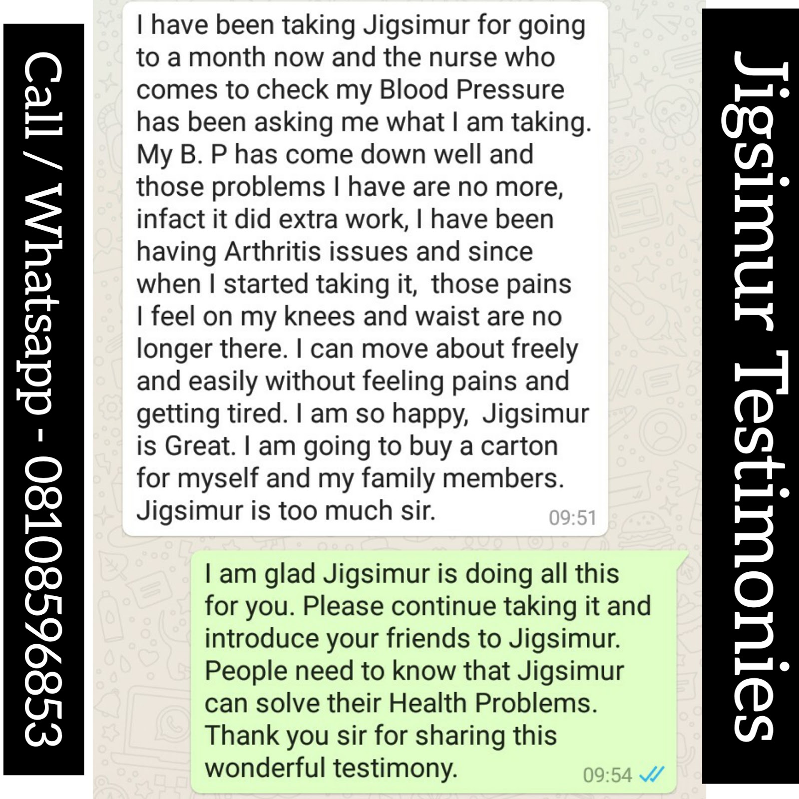 JIGSIMUR TESTIMONIES