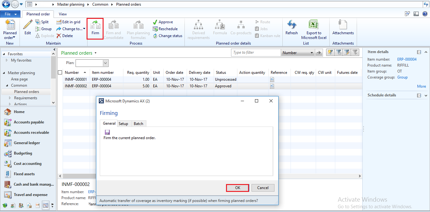 AxDunia: MASTER PLANNING IN AX