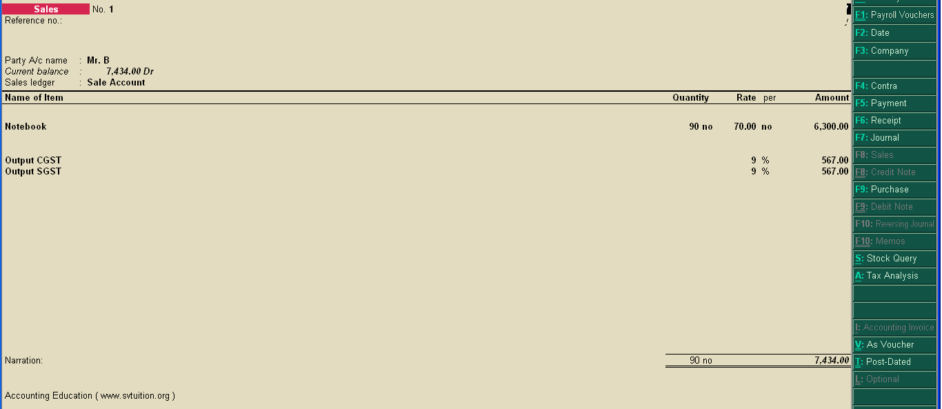 GST in Tally.ERP 9 | Accounting Education