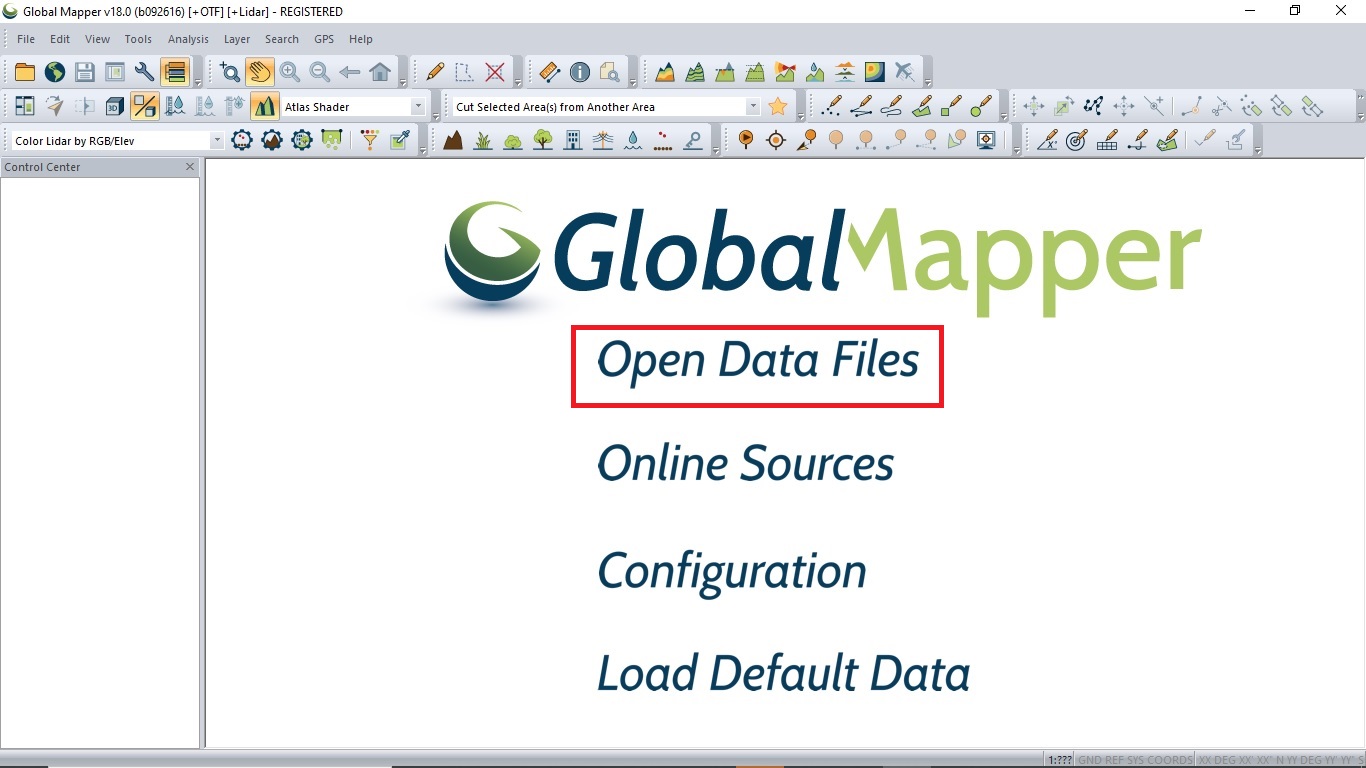 TUTORIAL MENGOLAH DATA DEM DENGAN GLOBL MAPPER - BLOGGERS ANAK TEKNIK