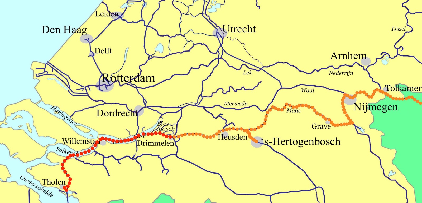 OnboardPlan B: Bergsche Maas – Hollands Diep – Volkerak – Schelde ...