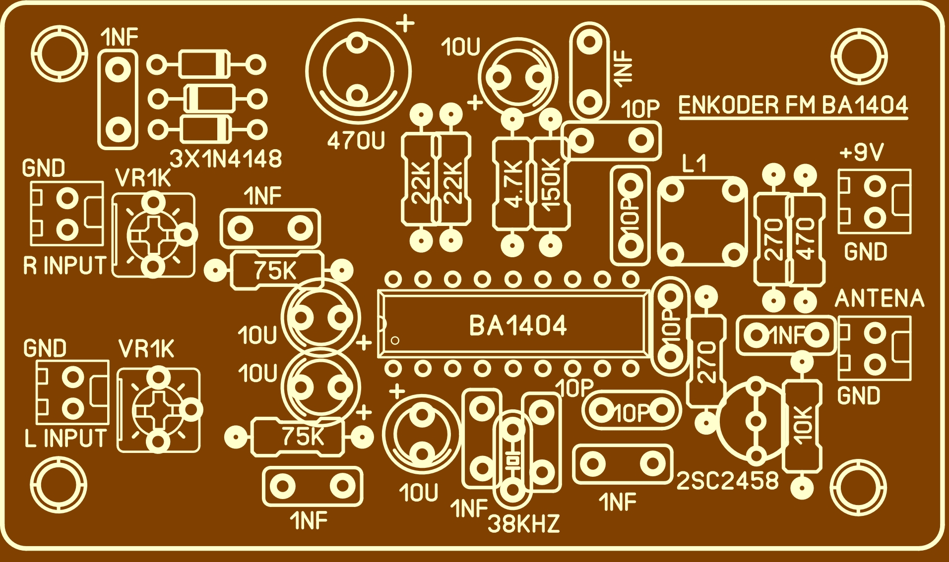 PCB Encoder fm transmitter BA1404 – BLOGKAMARKU