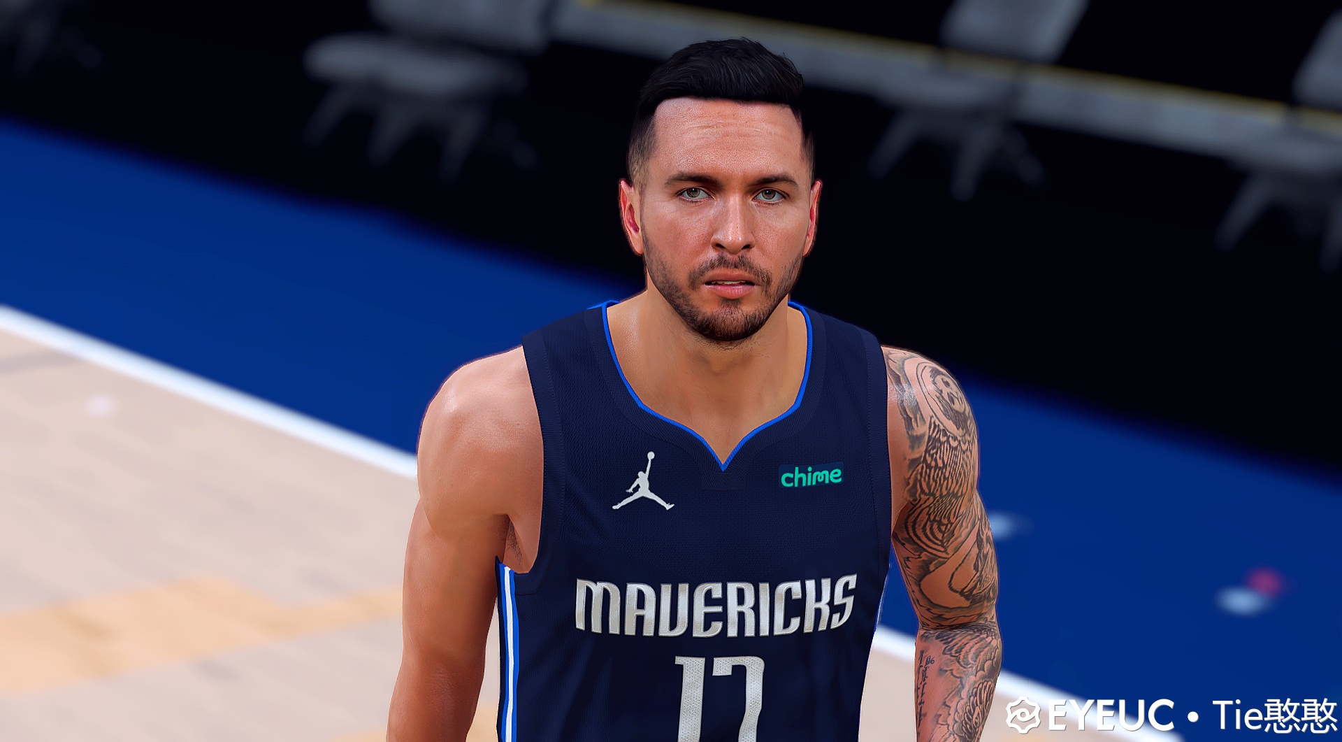 NBA 2K22 JJ Redick Cyberface and Body Model by AE2K