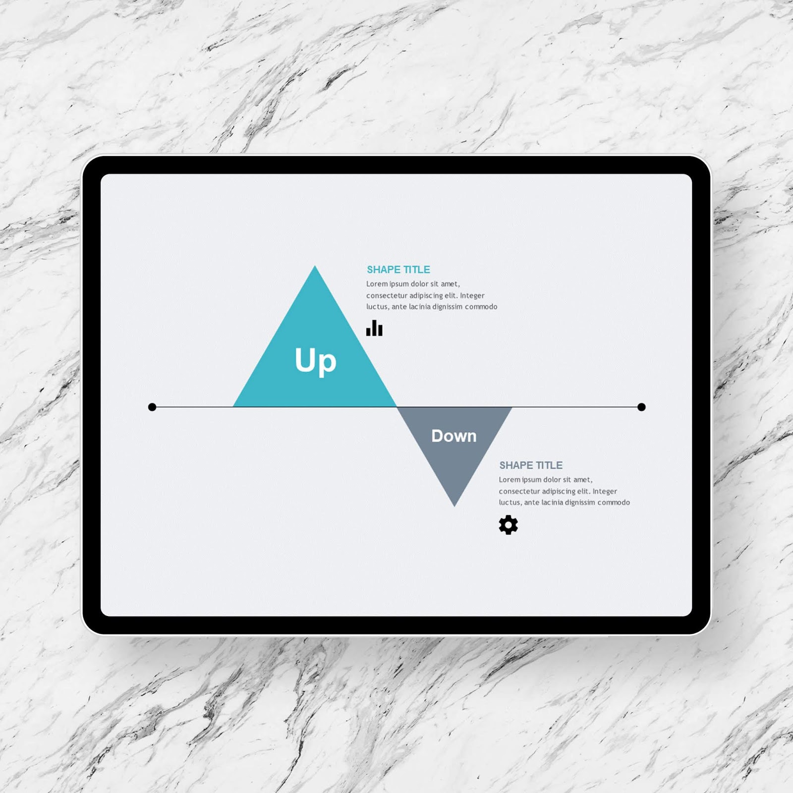 Up And Down Contrast PowerPoint Templates - PowerPoint Free