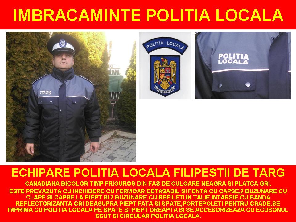 UNIFORME POLIȚIA ROMÂNĂ ȘI POLIȚIA LOCALĂ