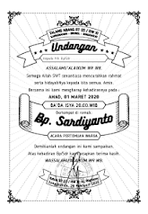 Undangan Rapat RT Illustrator Templates ~ KeMotakuGraphics