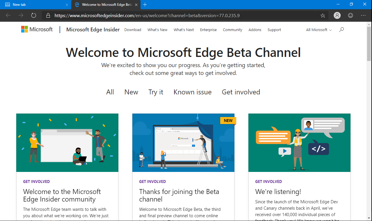 TUTORIAL - Microsoft lança o Edge Beta, aprenda a como instalar e testa ...
