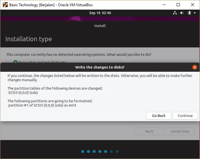 Cara Install Ubuntu Di VirtualBox