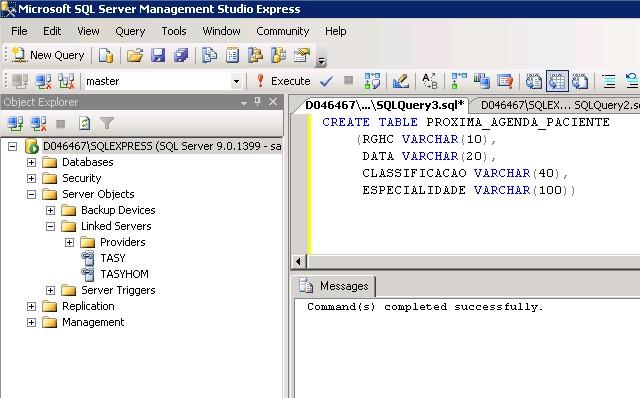 Alysson Mariano Executar Através Do Sql Server Procedures Do Oracle Que Possuem Parâmetros De Saída