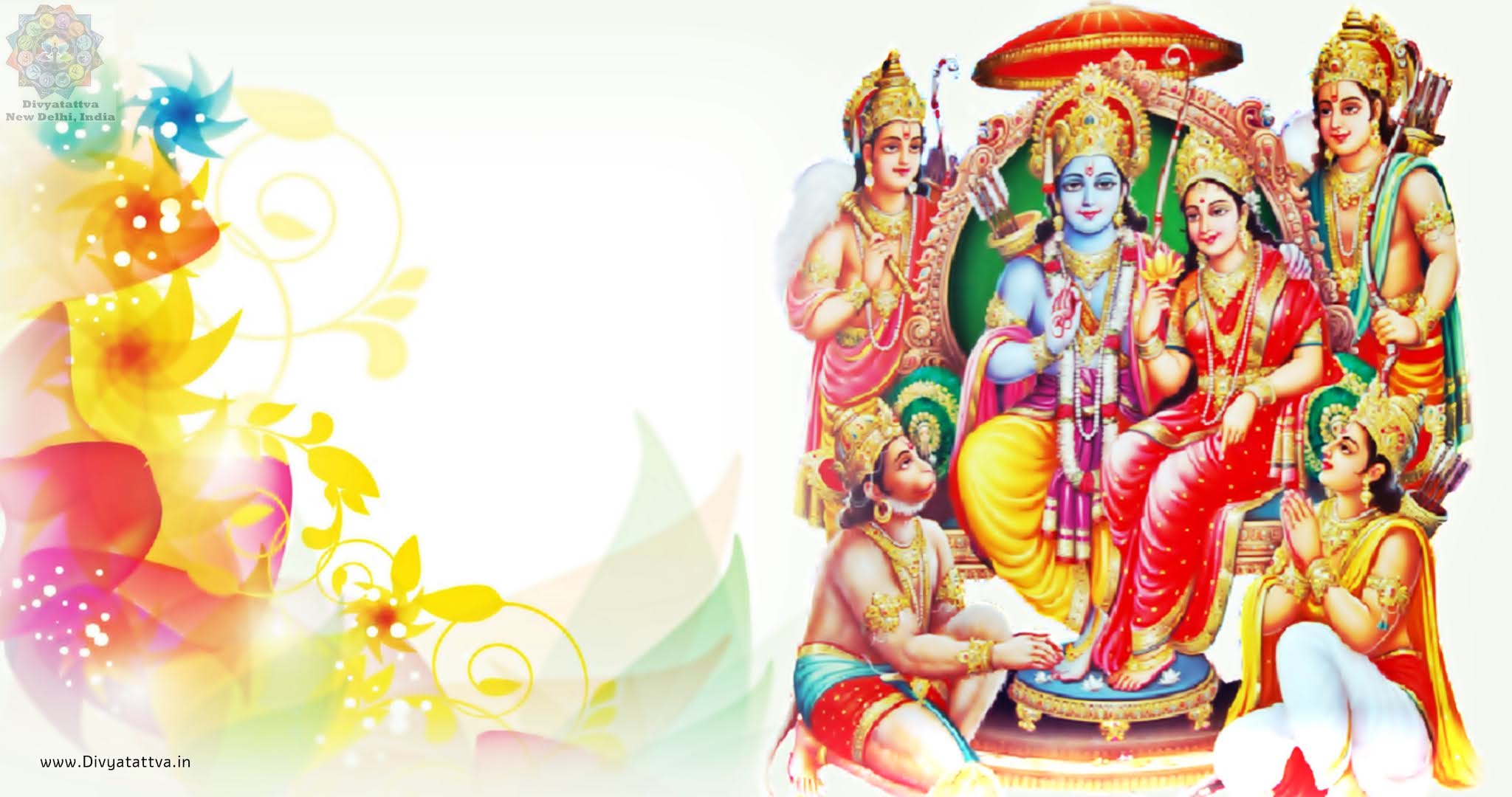 Lord Rama Sita Hanuman Laxman Parivar Wallpaper For Hindu Devotees