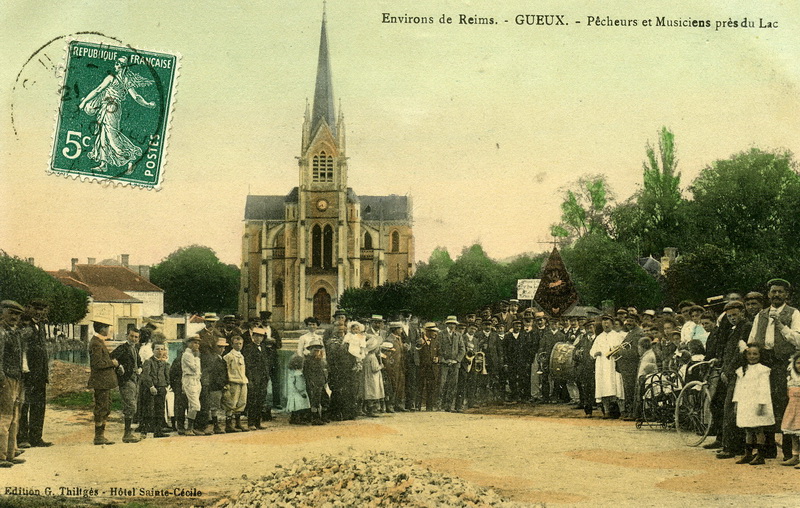 GNV Gueux Notre Village: L'Eglise de Gueux, en Cartes Postales