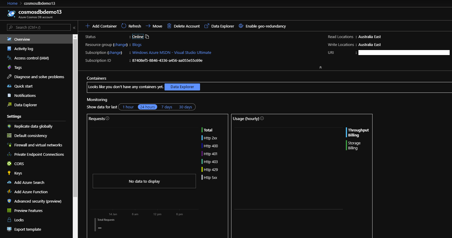 Anupama Natarajan: Data Platform Tips 48 - Provisioning Azure Cosmos DB ...