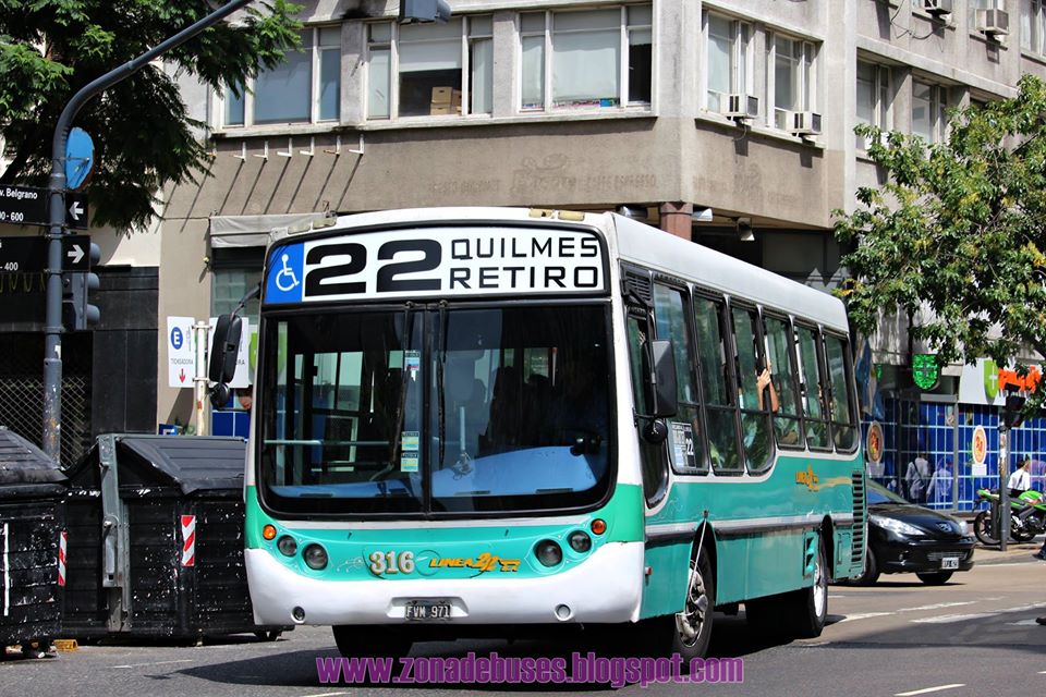 Colectibus - Zona de Buses: LINEA 22