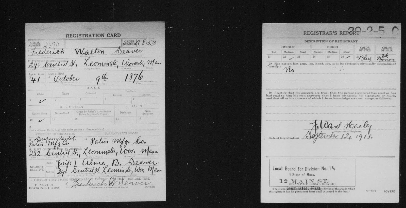 Genea-Musings: Tuesday's Tip: Use the U.S. World War I Draft ...