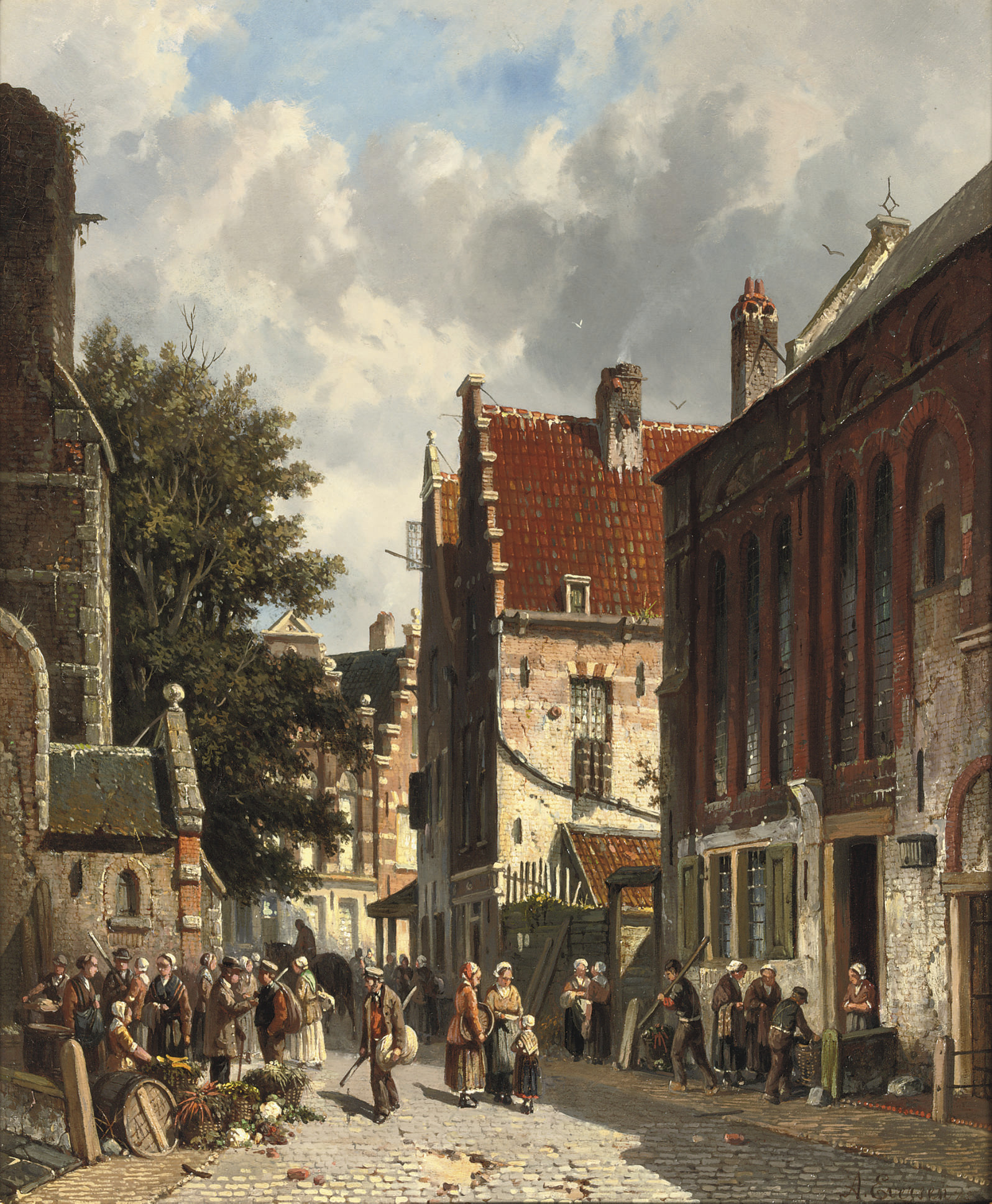 Adrianus Eversen (Dutch painter, 1818-1897) | Tutt'Art@ | Masterpieces