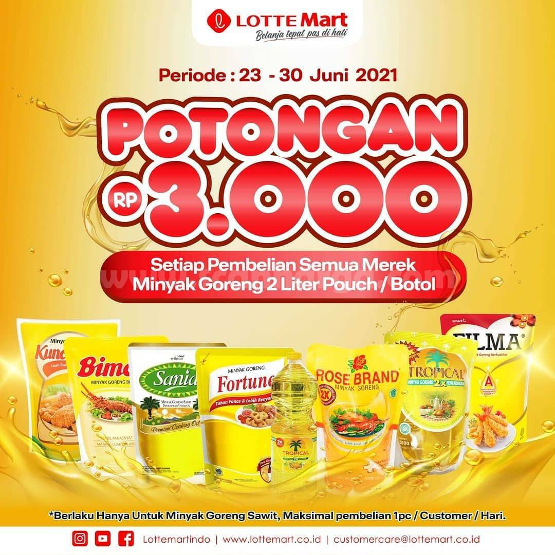LOTTEMART Promo Potongan Rp. 3.000 - Tiap Beli Minyak Goreng 2 Liter ...