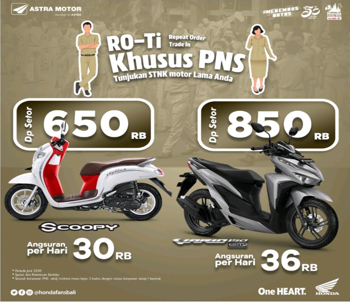 Promo terbaru Motor Honda Bulan Juli - Agustus 2020 - Dealer Honda Made ...