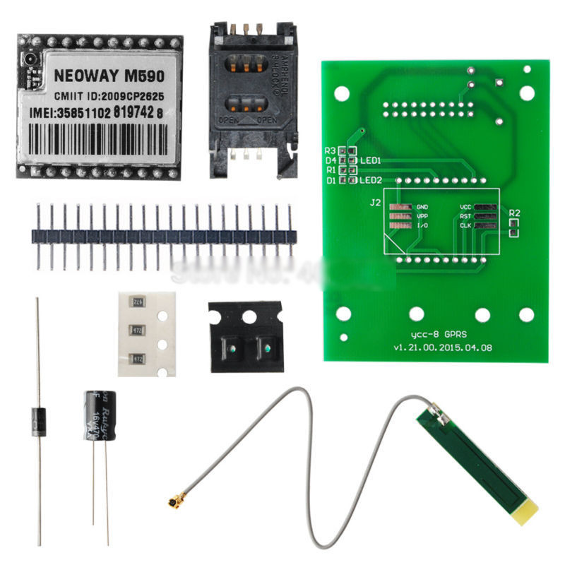Neoway M590 GPRS Tutorial: sending and receiving files from/to SD card