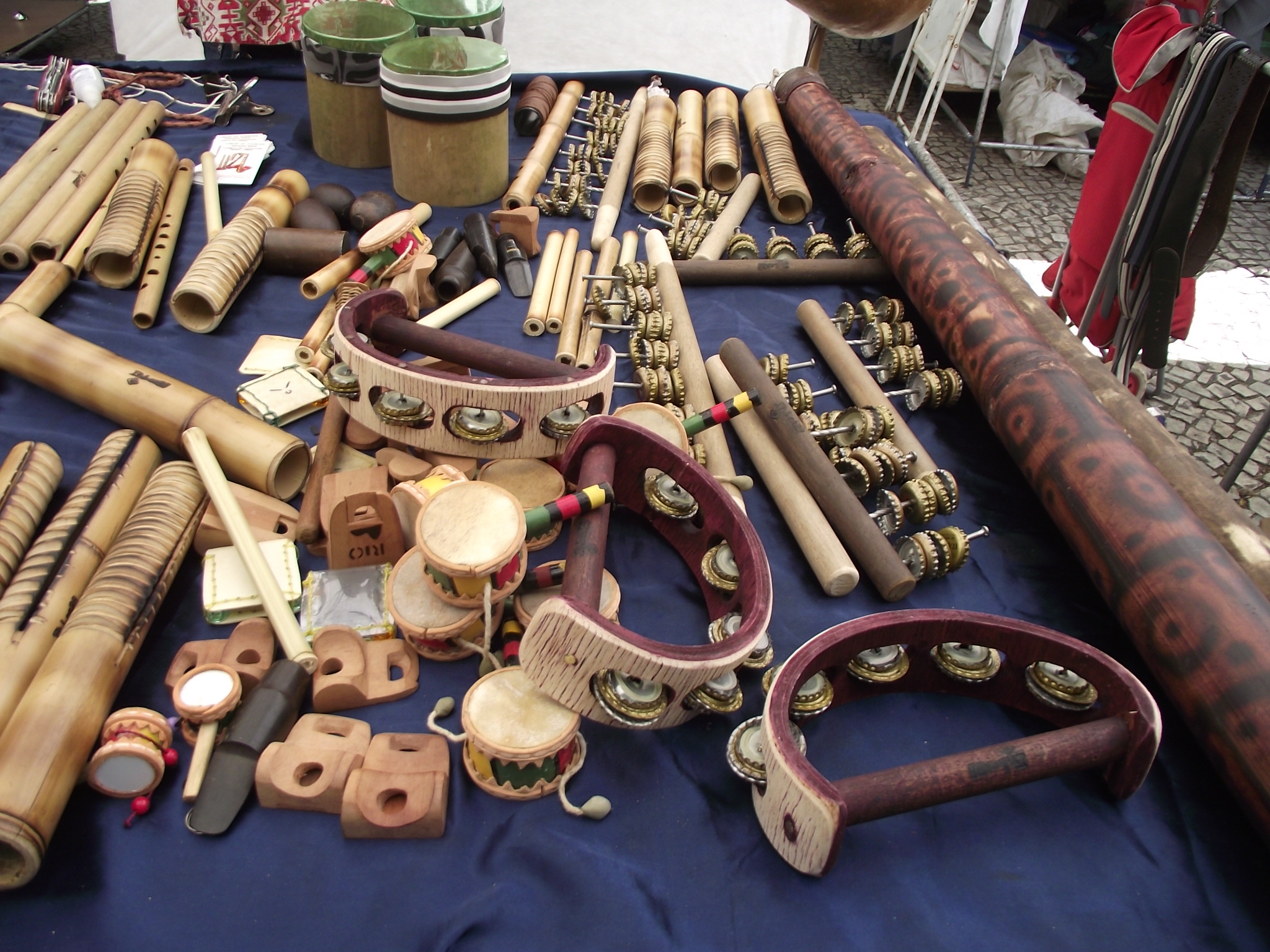 Template Responsivo 6: Instrumentos musicais em bambu e cabaça