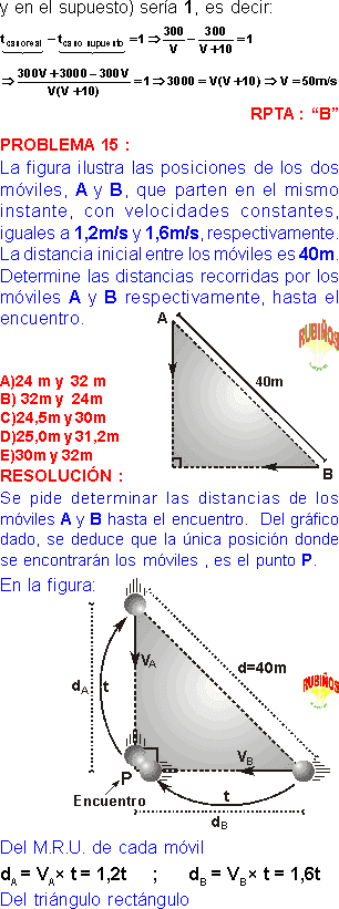 MOVIMIENTO RECTILÍNEO UNIFORME MRU FÓRMULAS EJEMPLOS Y EJERCICIOS RESUELTOS
