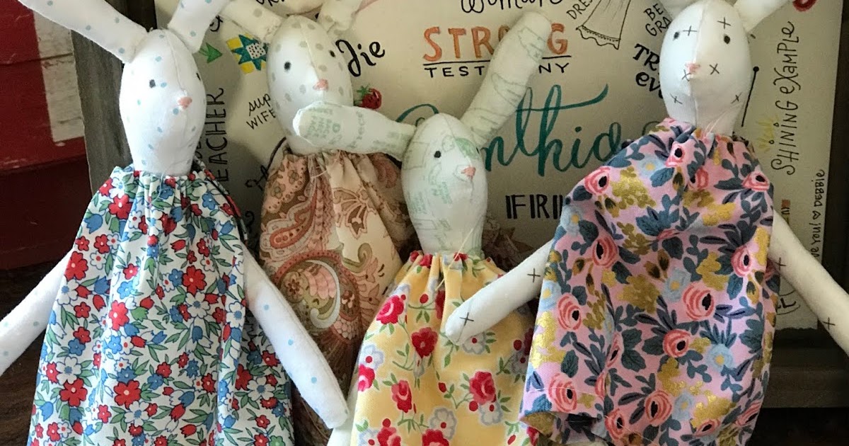 dream quilt create: Tilda Easter Bunnies