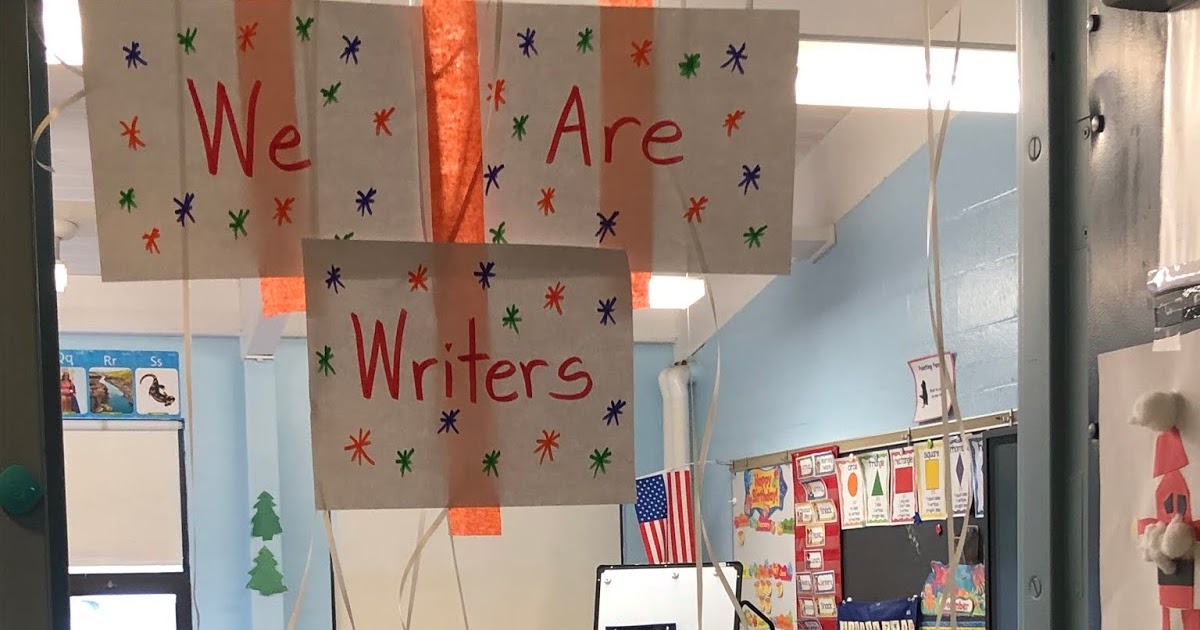 Principal's Message: We Are Writers!