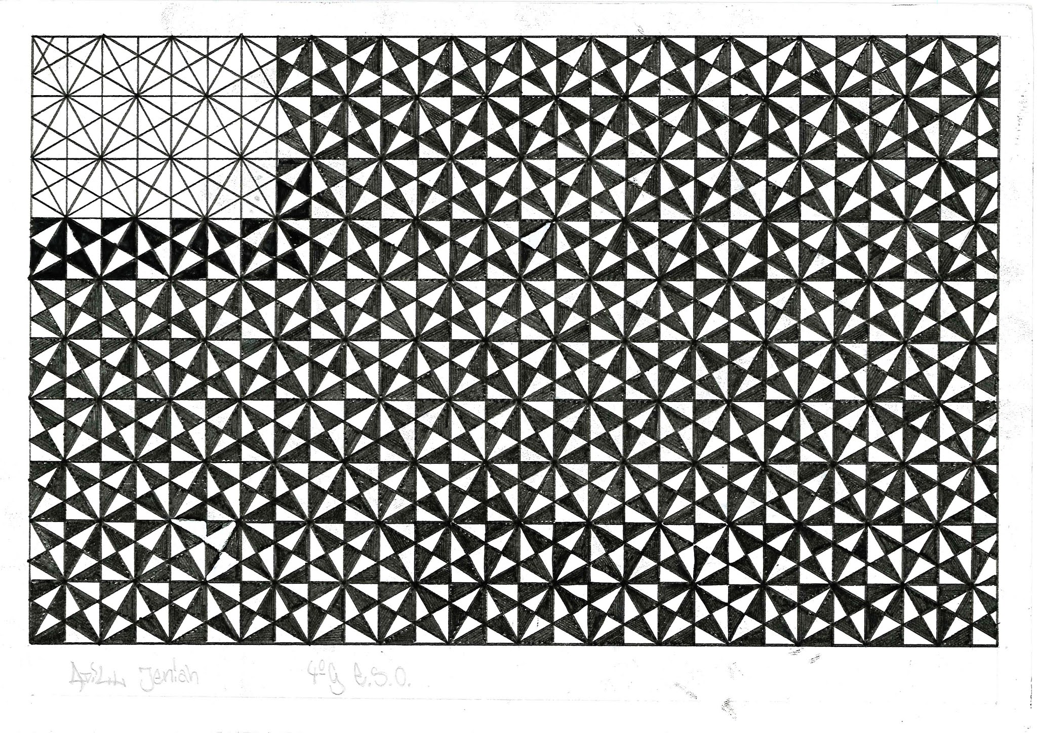 TRIÁNGULO. MÓDULO. RED ISOMÉTRICA 2 | .imagenesola imagen y la ...
