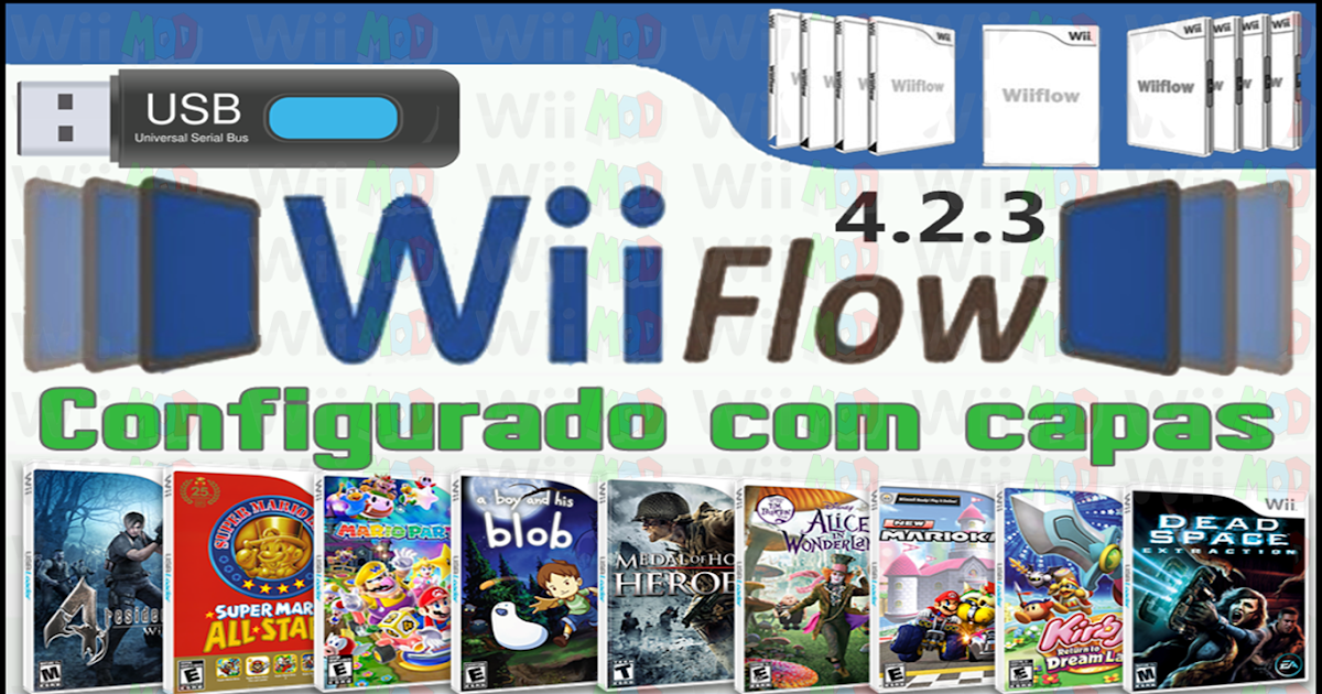 Wii Mod Brasil: WiiFlow Configurado com Capas e Emuladores