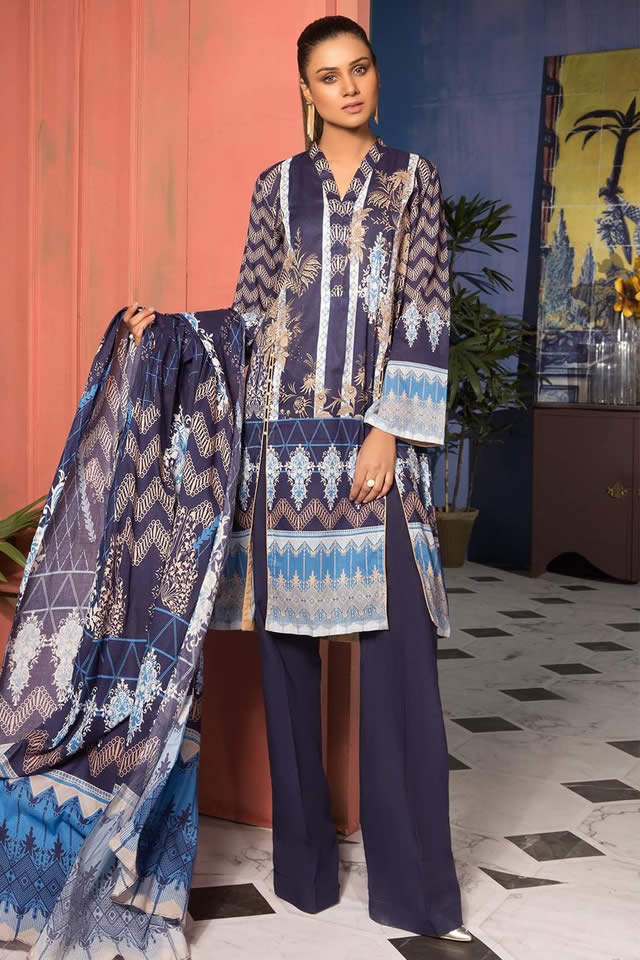 Warda Fabric Lawn Collection 2019