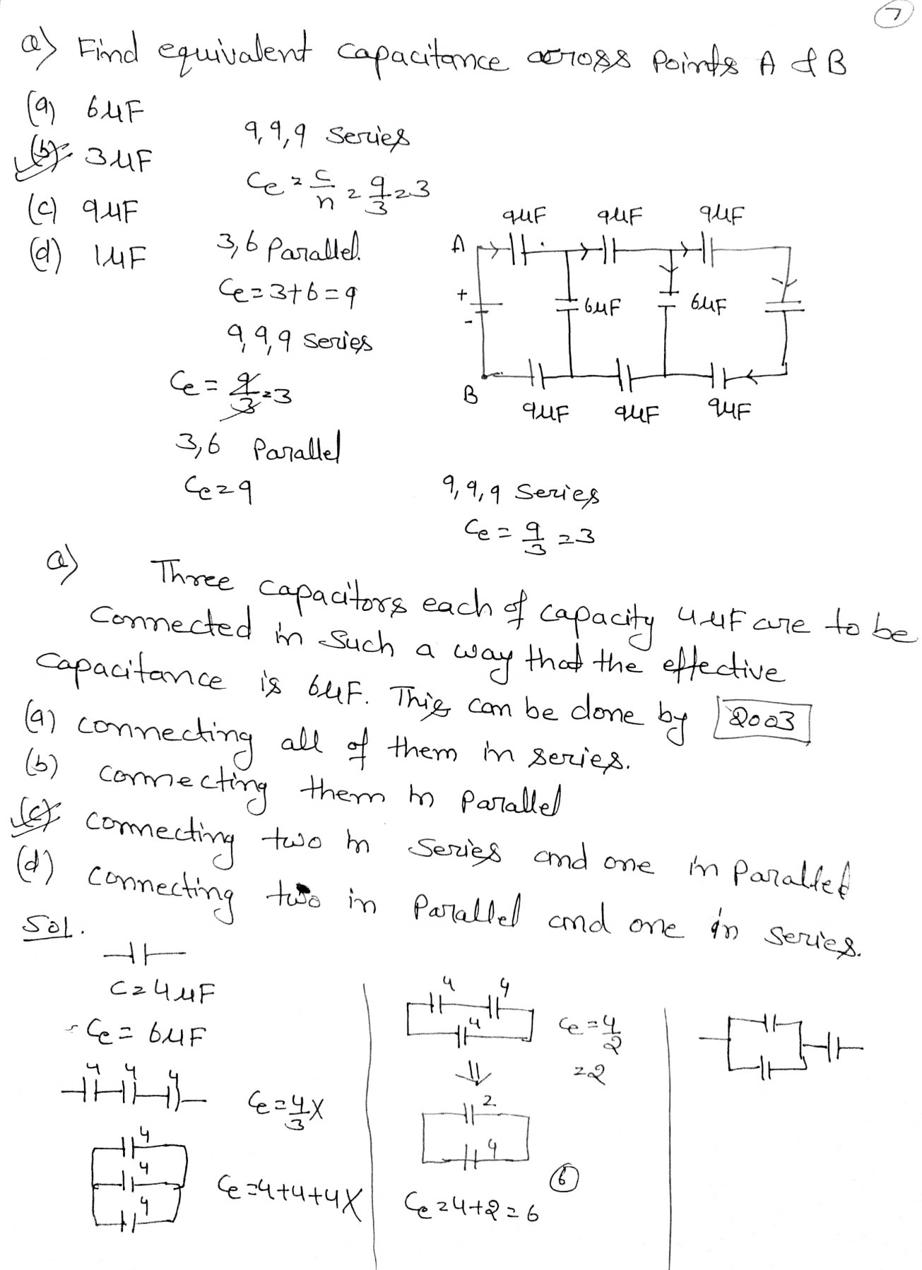 Capacitor notes physics class 12 - Studypur