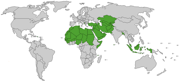 Informative Articles with pictures: List of Muslim Countries