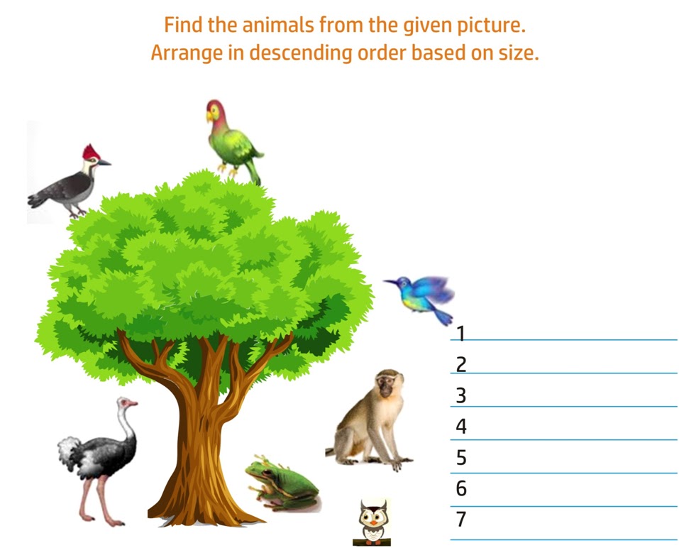 Worksheets Find The Animals worksheets-find-the-animals