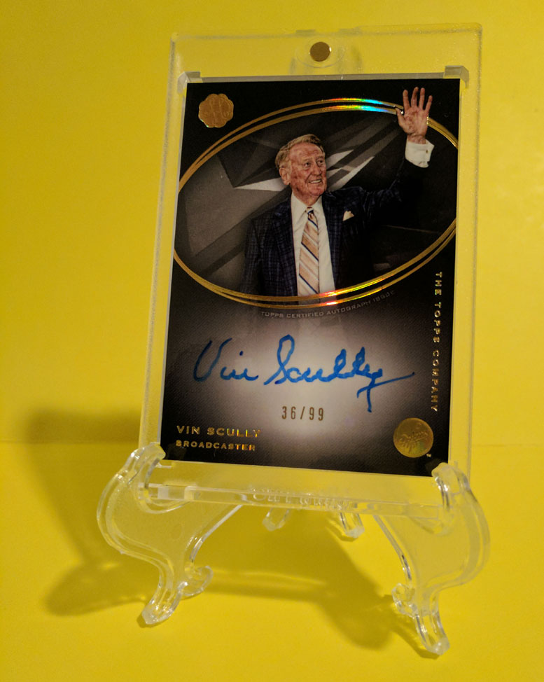 Baseball Card Breakdown: Feast Your Eyes: Vin Scully autograph!