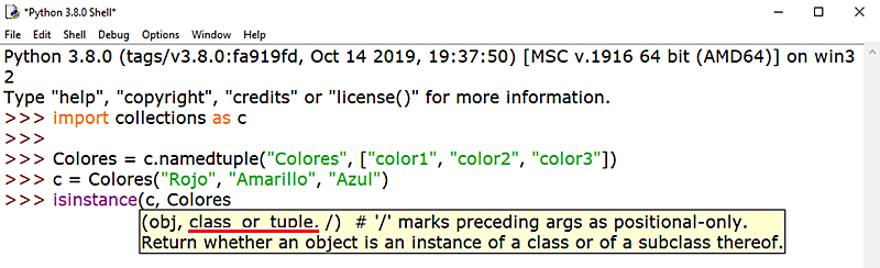 APRENDER A PROGRAMAR CON PYTHON: NAMEDTUPLES