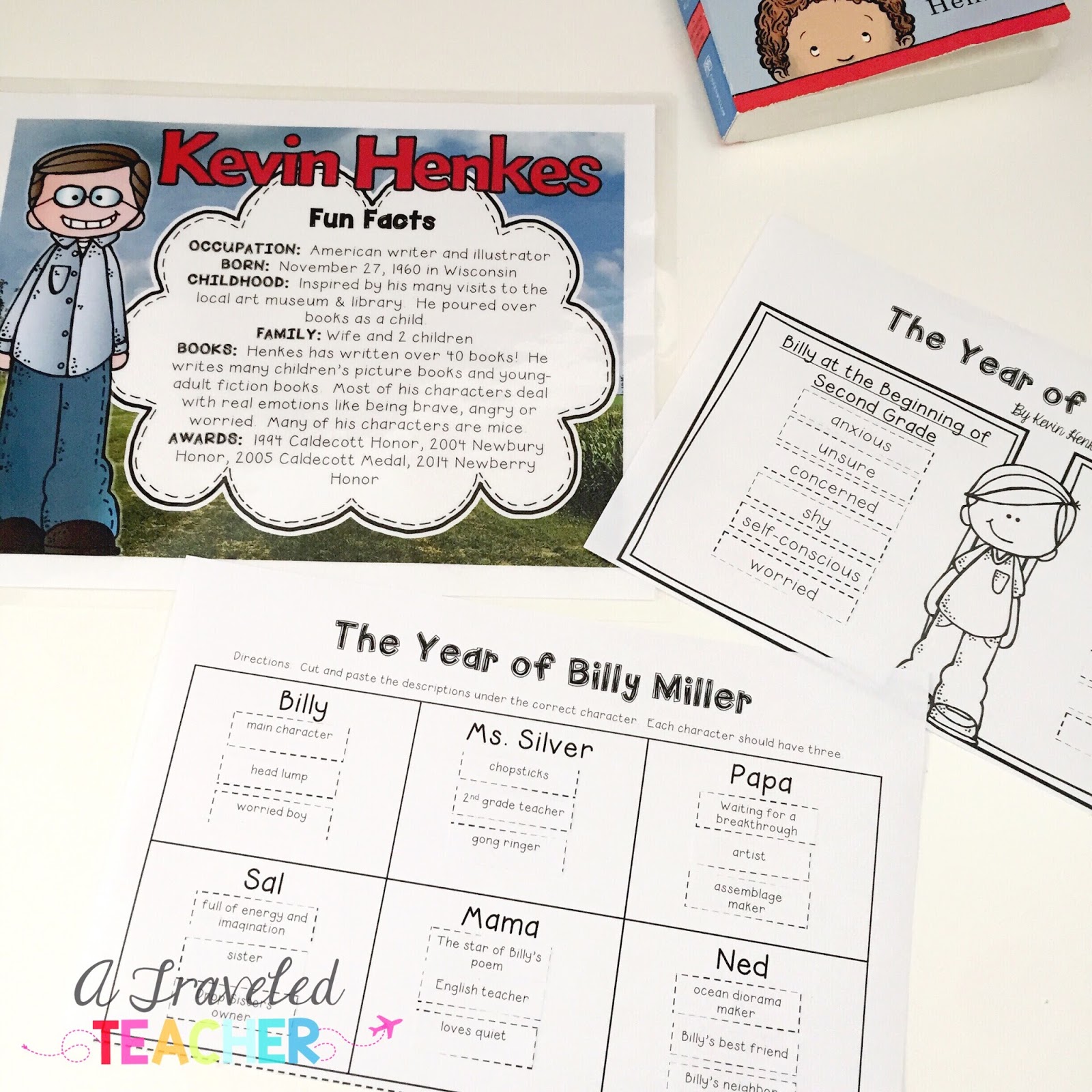 A Traveled Teacher: The Year of Billy Miller Ultimate Resource Pack