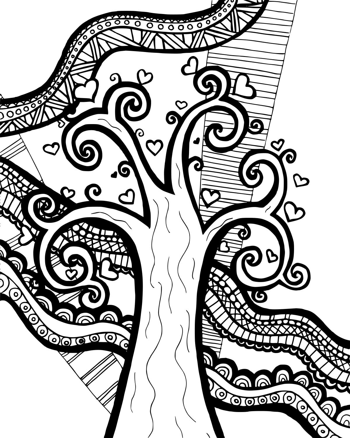 +26 Free Printable Zentangle Coloring Pages