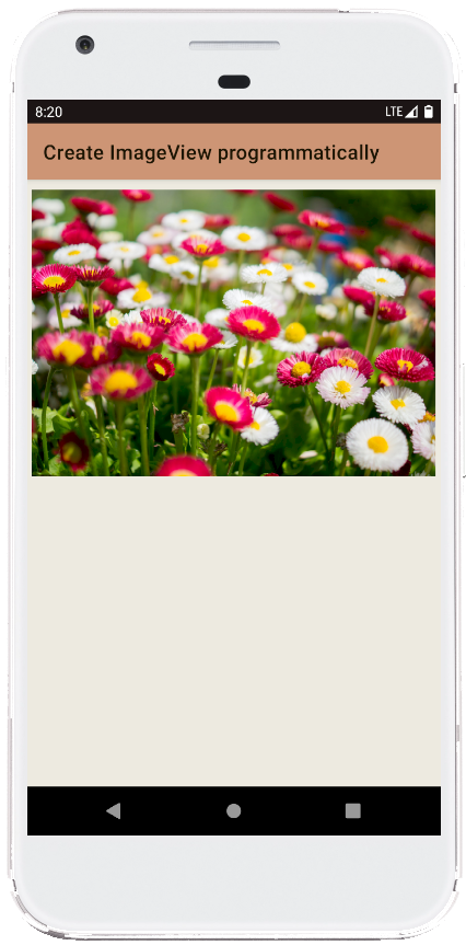Android Kotlin Create Imageview Programmatically