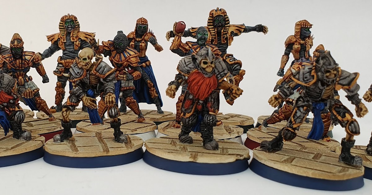 Tomb Kings Blood Bowl Team - Lockdown project
