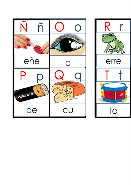 Lotería para trabajar palabras, silabas y letras - SOY DOCENTE MAESTRO ...