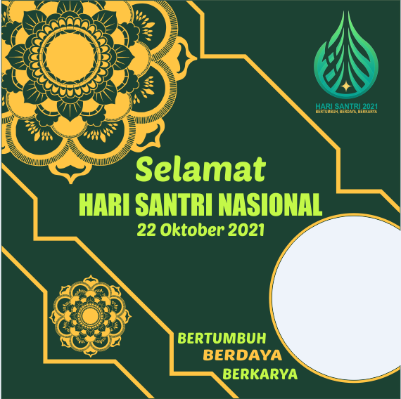 Twibbon Hari Santri 2021 Download Gratis Untuk Anda - Cahaya Ilmu