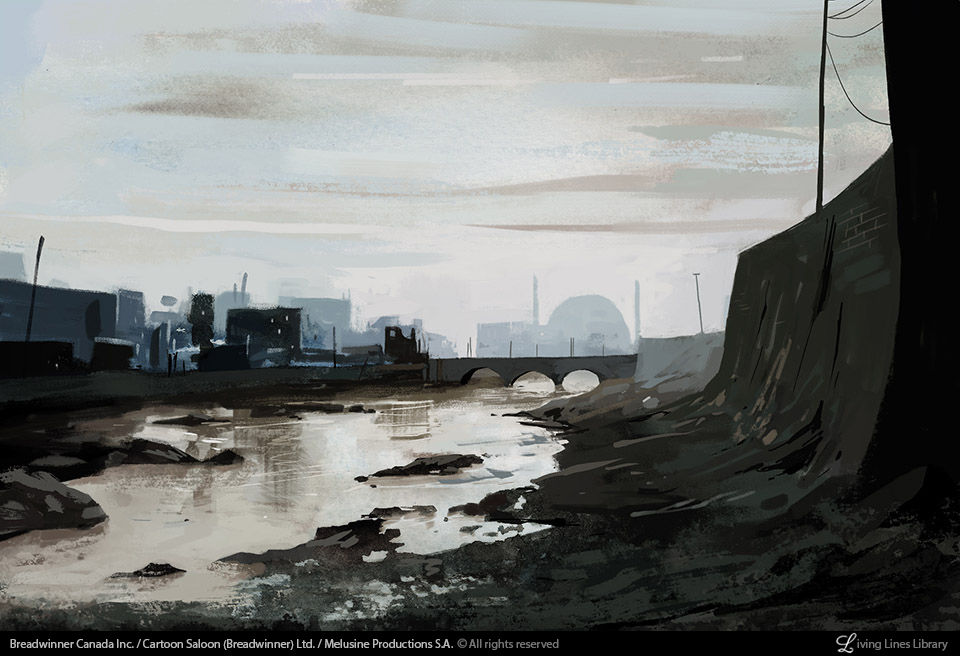 Living Lines Library: The Breadwinner (2017) - Concept & Production Art