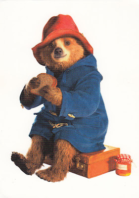 My postcard and stamp week: United Kingdom: Paddington Bear
