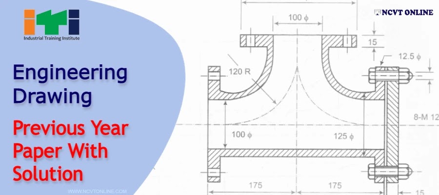 ITI Engineering Drawing All Trades Previous Year Paper - Ncvt Online